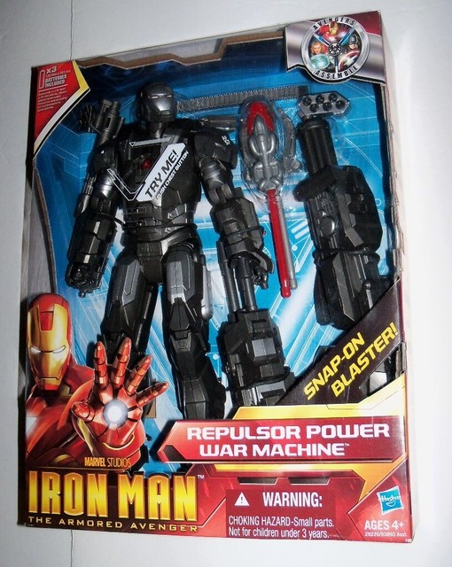 Hasbro Iron Man 2 Electronic Repulsor Power War Machine Mark I 2010 for ...