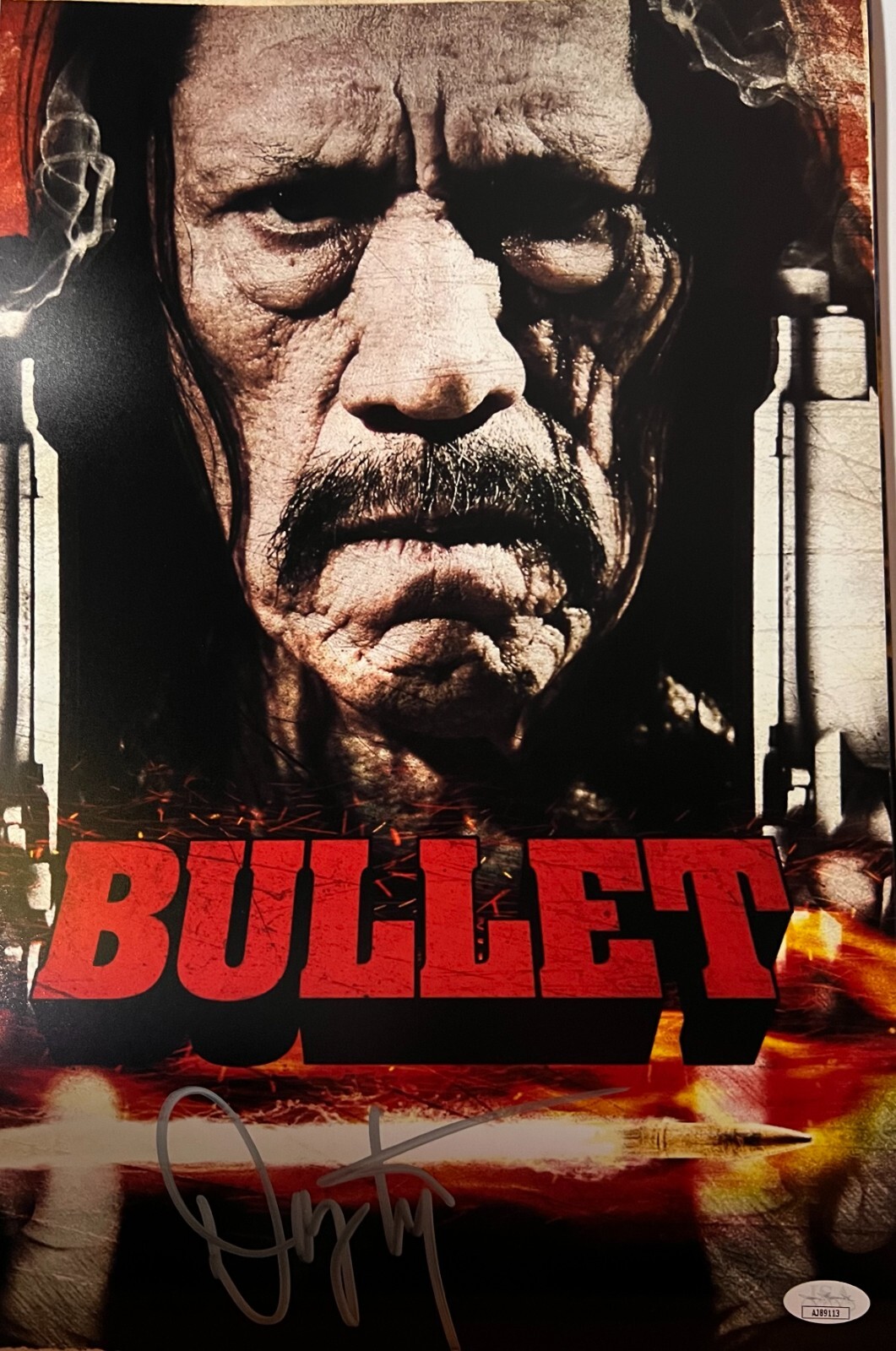 BULLET Danny Trejo 11x17 Mini Poster Signed JSA AUTO | eBay