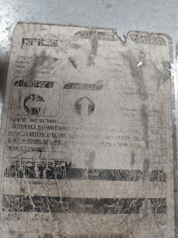 PRICE FDC5 - FDC - Series Flow Fan Powered Terminal Unit | eBay