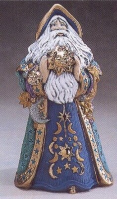 Ceramic Bisque ~~Ready to Paint~ Gare~ Antique Santa with Moon and ...