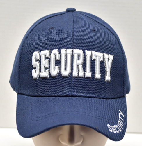 SECURITY Cap/Hat Blue New Adjustable*Free Shipping* | eBay