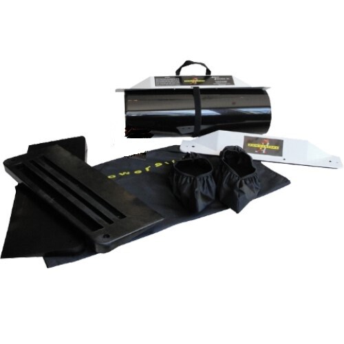 8' Powerslide Slide Board lateral exercise trainer with booties*SPECIFY ...