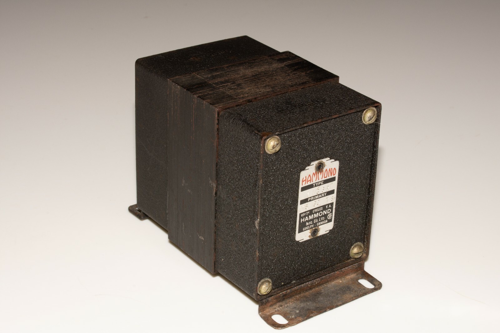 Hammond step-down transformer 1136R, 78VA, 115 VAC to 3,6,9,12,15,18 ...