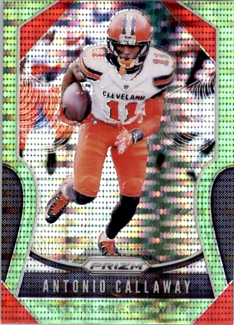 2019 Prizm Neon Green Pulsar ANTONIO CALLAWAY Cleveland Browns #84 | eBay