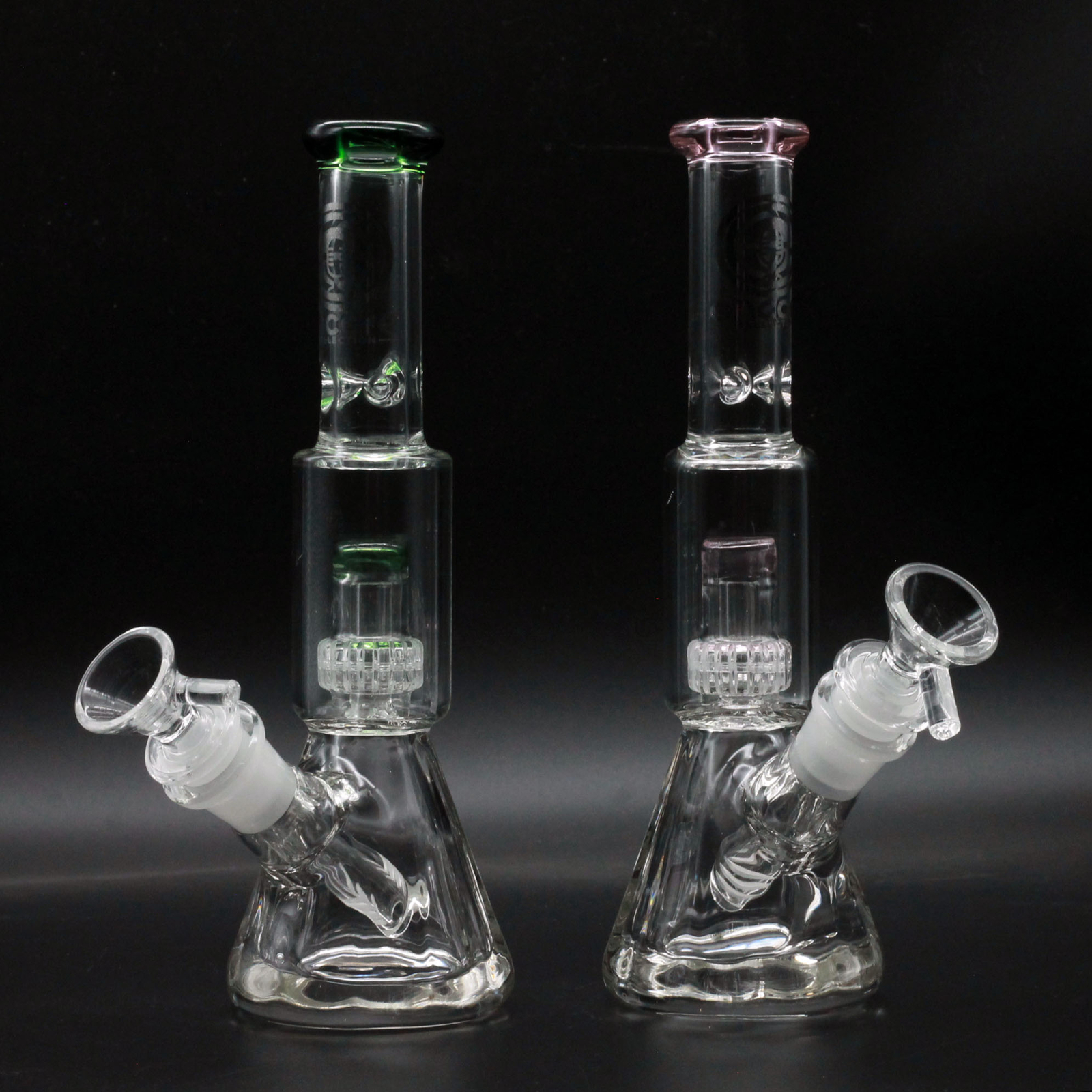 Hookah Water Pipe Heavy Glass 9 inch Tobacco Bong Matrix Salt Shaker ...