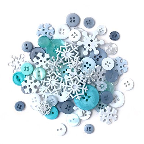 Buttons Galore 50-Value Pack Snowflakes Button | eBay