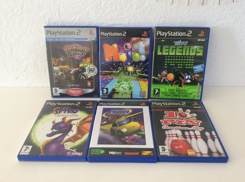 15⚜️ Lot de 6 Jeux Playstation 2 - PS2 Sony Mojo, Taito, Penny Racers ...