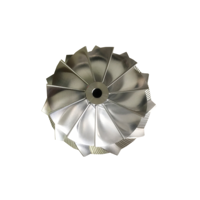 K04 50.39/60.00mm 11+0 blades turbo aluminum 2618/billet compressor ...