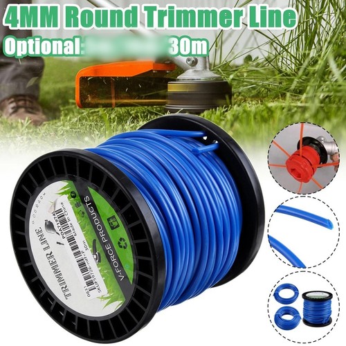 4mm X 30m Blue String Trimmer Line For Lightweight Manual Feed Electric ...