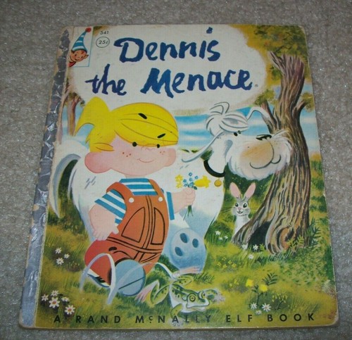 Vintage 1956 1ST ED Dennis The Menace Rand McNally Elf Book #541 | eBay