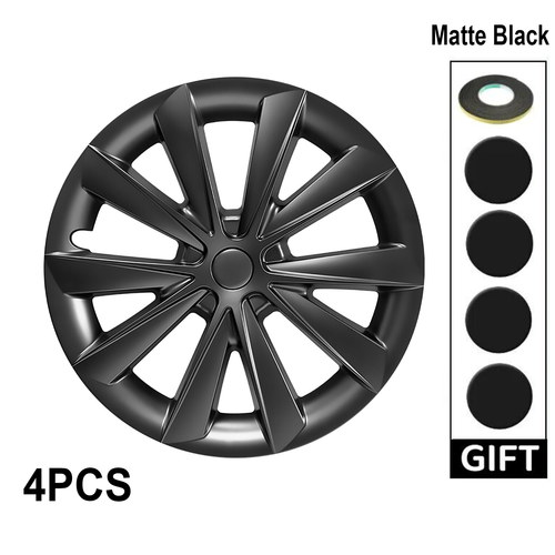 4PCS 18inch Hubcap Set for Tesla Model 3 Blade Wheel Cover Hubcap Full ...
