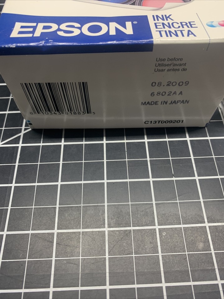 6 GENUINE Epson T009 201 OEM Color Ink Cartridge New Expired | eBay