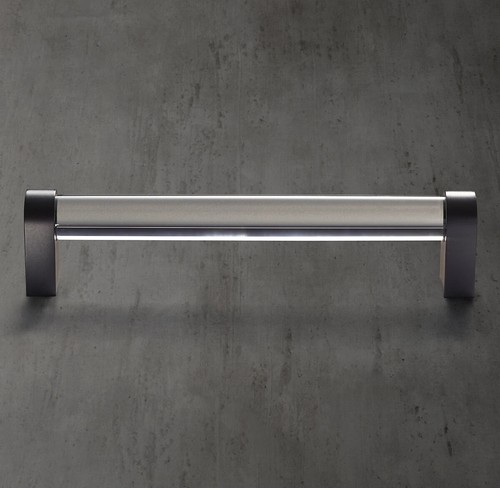 NEW Restoration Hardware Lambeth Smooth Crystal Pull SATIN NICKLE 8 Inch RH444 | eBay