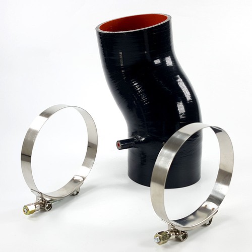 4" Air Intake Tube Pipe+Clamps FOR 99.05-03 Ford Powerstroke 7.3L GTP38 ...