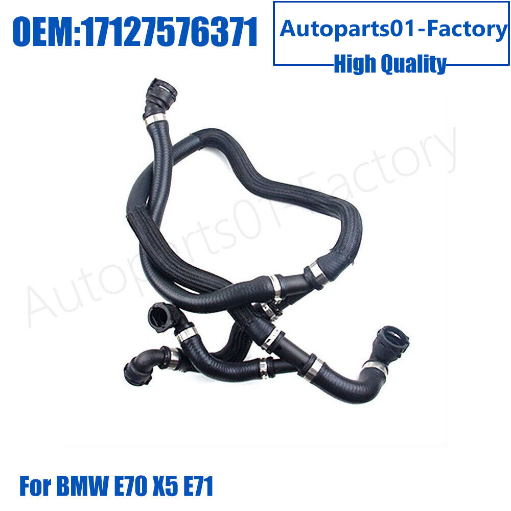 17127576371 Expansion Tank Engine Cooling Radiator Water Hose For BMW ...