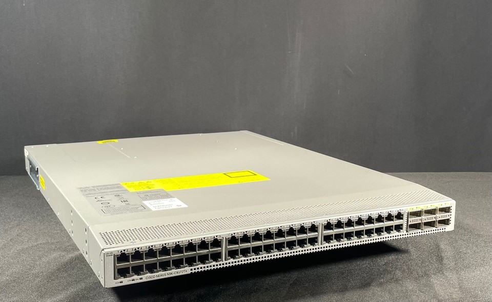 Cisco Nexus N9K-C9372TX 48 Port Gigabit Switch w/Dual Power - Same Day ...