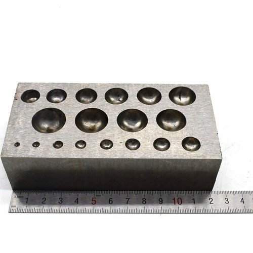 18-piece high-quality steel edging dome punch set jewelry forming tool ...