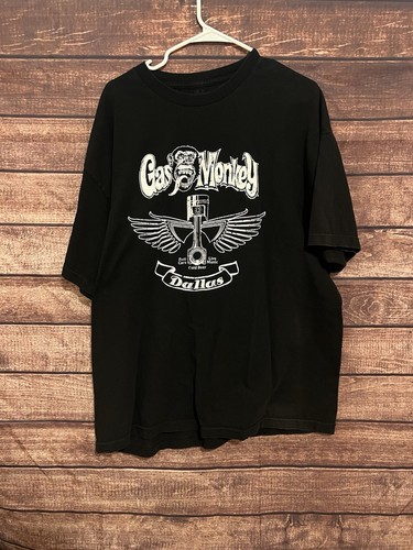 Gas Monkey Garage Bar N Grill T Shirt Blood Sweat and Beers Men's 2XL ...