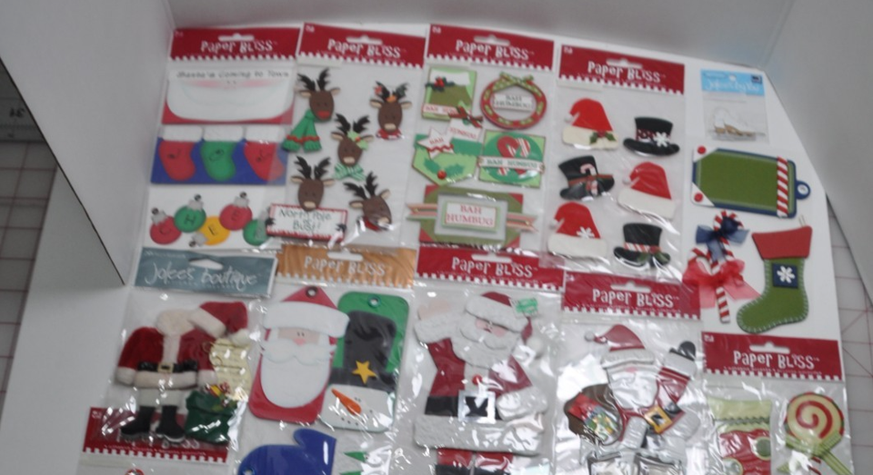 Huge Lot Of Paper Bliss & Jolee's Dimensional Stickers Christmas Baby ...