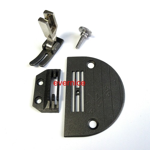Non-Stick Teflon Foot+Needle Plate + Feed Dog For Singer 95 96 191D ...