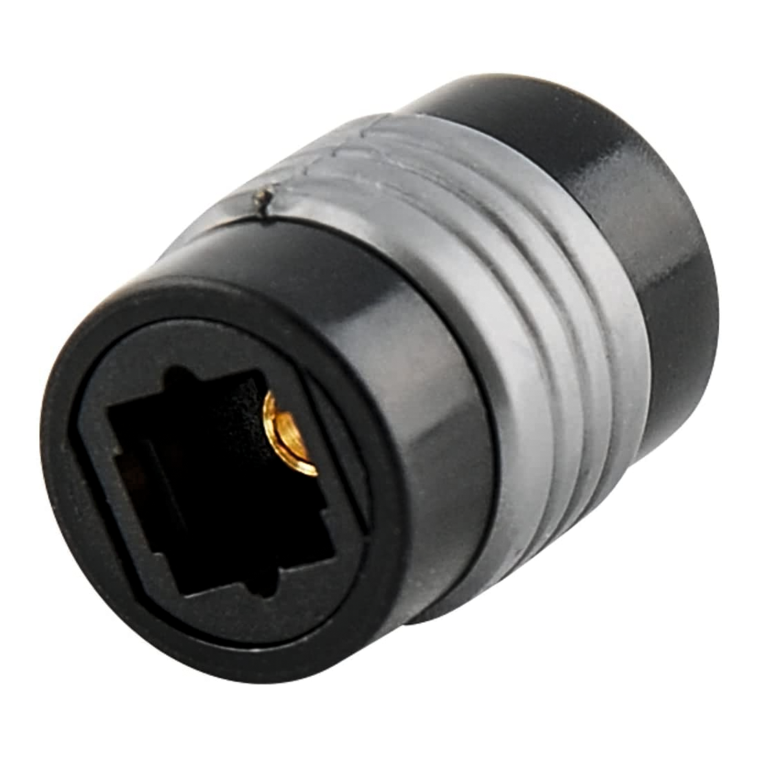 Optical Toslink Female to Female Extension Cable Coupler Adapter, Black ...