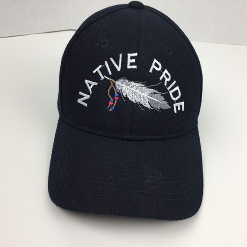 Native Pride Baseball Cap Black with Embroidery One S… - Gem