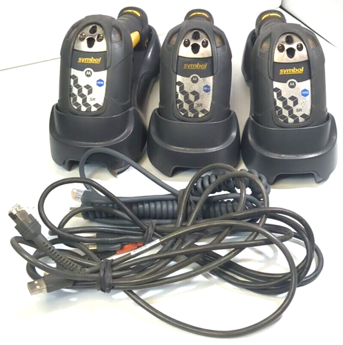 Lot of 3 SYMBOL DS3578 WIRELESS BARCODE SCANNER WITH Base For Parts | eBay