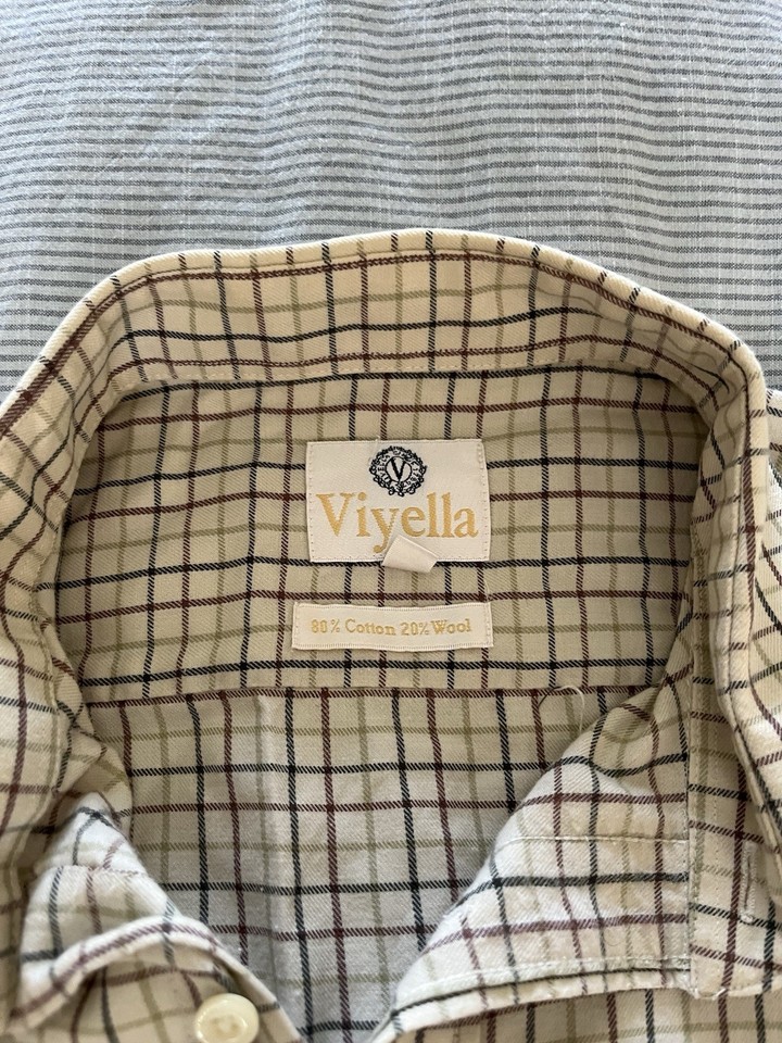 Viyella Men’s Check Shirt Size Large | eBay UK