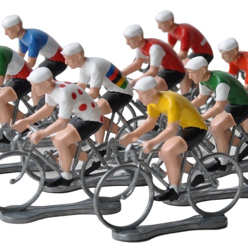 Cycling Model Die Cast Metal Cyclist Figure Lots of Designs Tour De ...