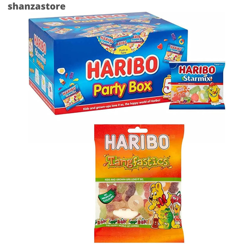 Hairbo Starmix Party Box 800g Inside 50Mini Free one Haribo Tangfastics ...