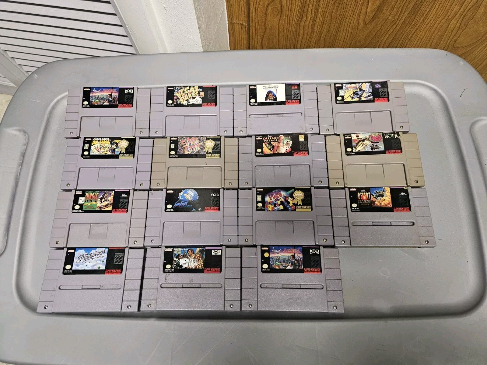 Lot of 15 SNES Super Nintendo Games | eBay