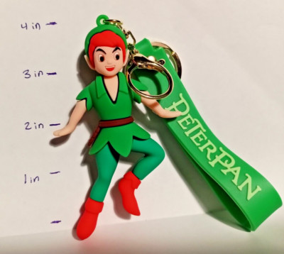 PETER PAN- KEYCHAIN-BAG CLIP -3D-PVC "NEXT DAY SHIPPING" | eBay