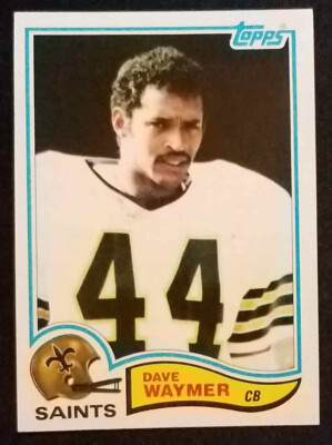 1982 Topps #413 Dave Waymer Rookie RC New Orleans Saints NM-MINT++ | eBay