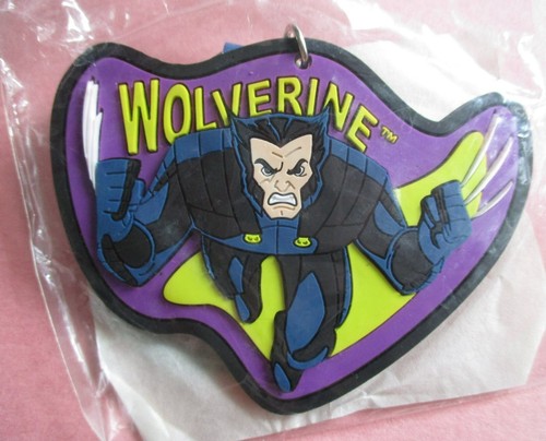 Wolverine Marvel Comics X-Men The Movie NEW Rubber Clip On Key Chain #2 ...