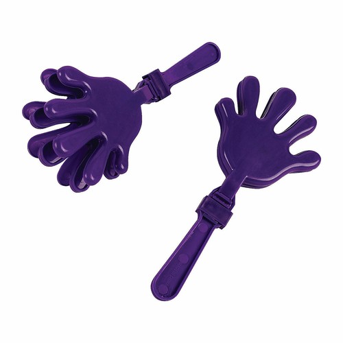 Purple Hand Clappers - Toys - 12 Pieces 887600676206 | eBay