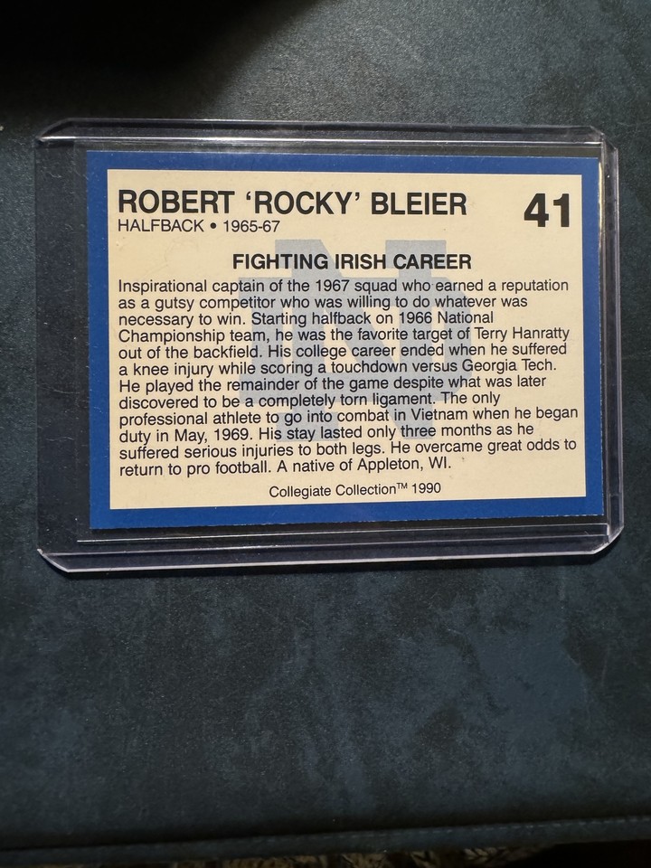 Robert Rocky Bleier | eBay