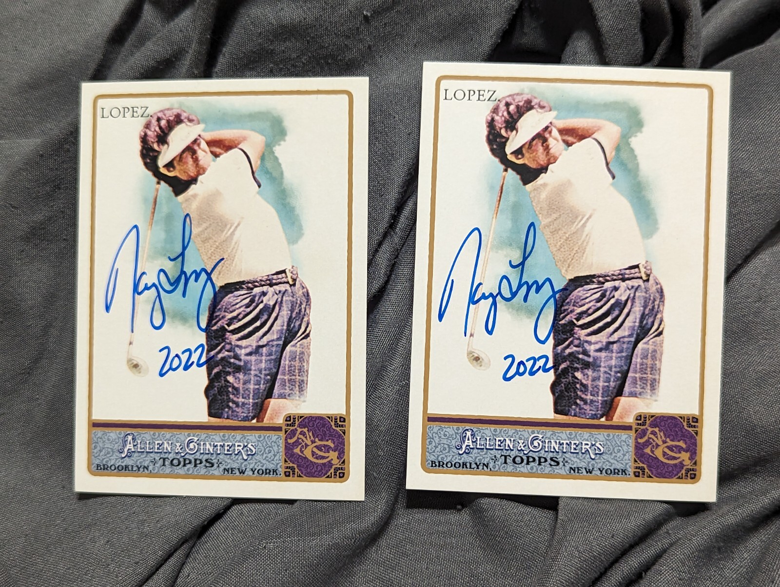 BOGO!! Nancy Lopez Autograph LPGA World Golf Hall of Fame Allen ...