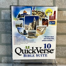 item 1 QuickVerse 10 Bible Suite PC/MAC Software Bible Study Research ...