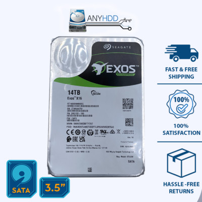 Seagate EXOS X16 ST14000NM005G 14TB 3.5" SATA Enterprise HDD | eBay
