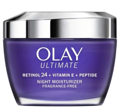 Olay Ultimate Retinol 24 + Vitamin E + Peptide Night Moisturizer 1.7 oz ...
