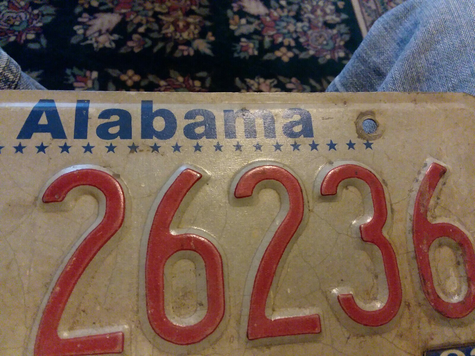 1992 Alabama Disabled Veteran License Plate TAG collectable vintage ...