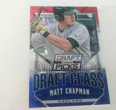 2014 Panini Refractor Draft Class MATT CHAPMAN Baseball Card 23 ...