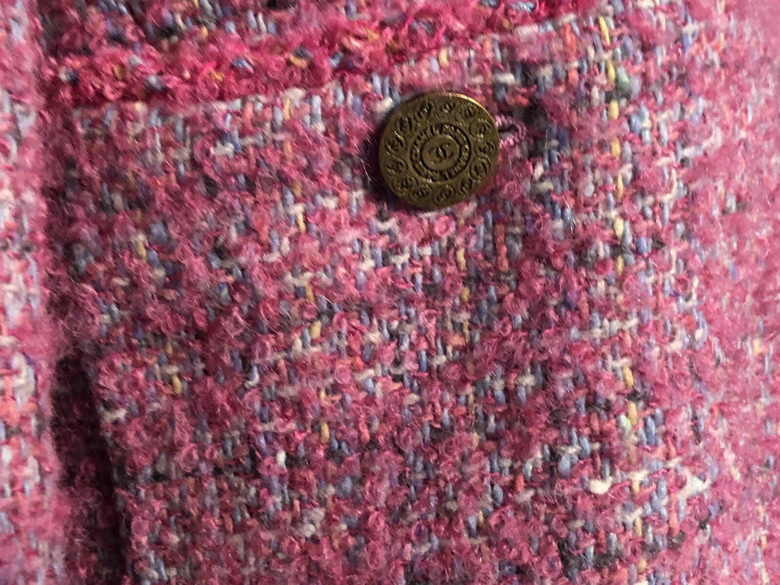 Gorgeous Auth Chanel Iconic Tweed Jacket Coat Sz 36 M… - Gem