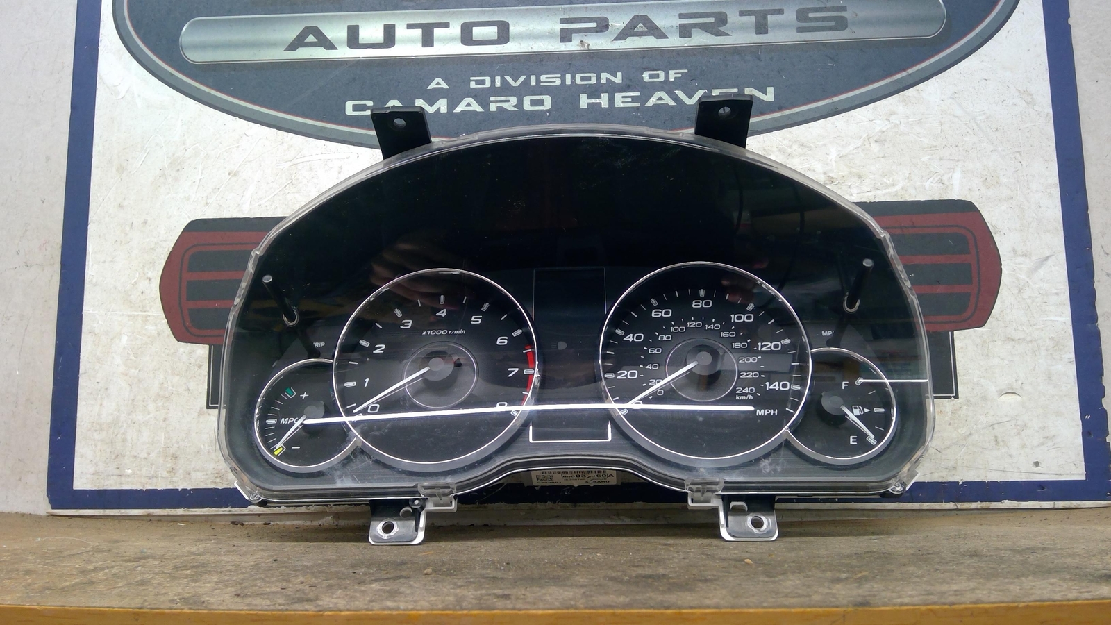 Speedometer SUBARU LEGACY WAGON 12 INSTRUMENT GAUGE CLUSTER 2.5L AT | eBay
