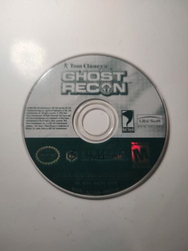 Tom Clancy Ghost Recon Gamecube Disk Only | eBay