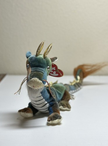 Ty Beanie Baby Zodiac Collection 2000 Chinese Dragon With Heart Tag ...