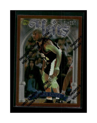 1996-97 Finest Portland Trail Blazers Basketball Card #222 Isaiah Rider ...