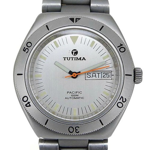 TUTIMA 670 Pacific Day-Date Automatic Argento | eBay