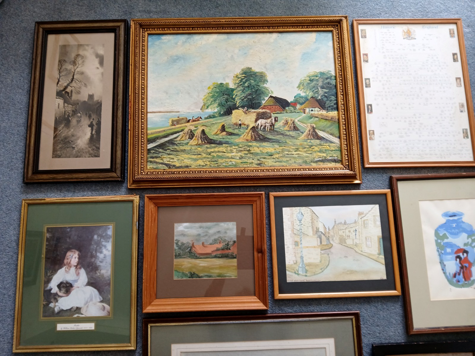 10 SEA STILL LIFE COUNTRYSIDE HISTORY CURFEW - Prints Watercolours Etch ...