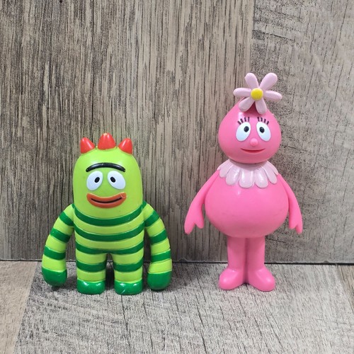 Yo Gabba Gabba Figures Foofa & Brobee Spin Master 2008 Toys PVC Cake ...